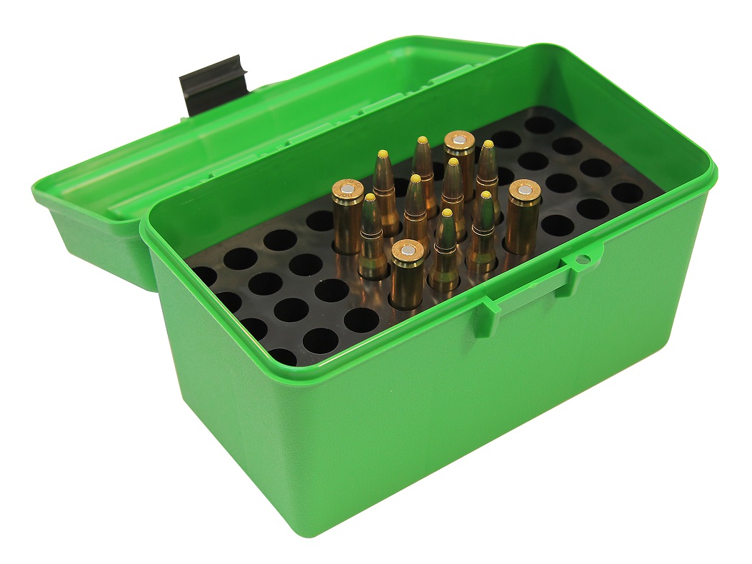 MTM Case-Gard H50-RL DELUXE Munitie Bewaardoos GREEN inhoud 50